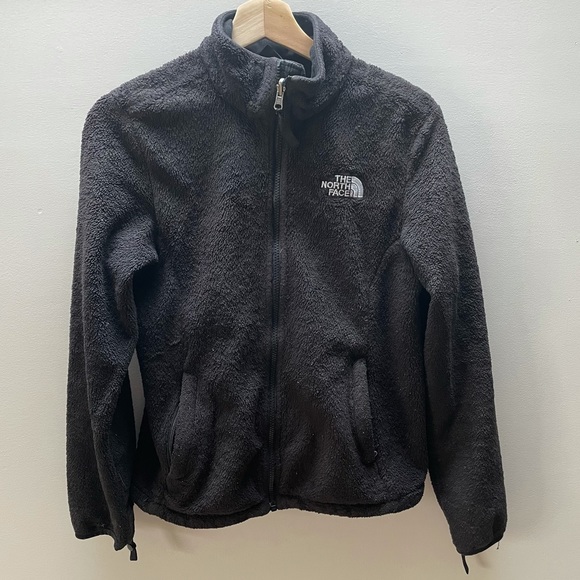 The North Face | Jackets & Coats | The North Face Black Fuzzy Jacket ...